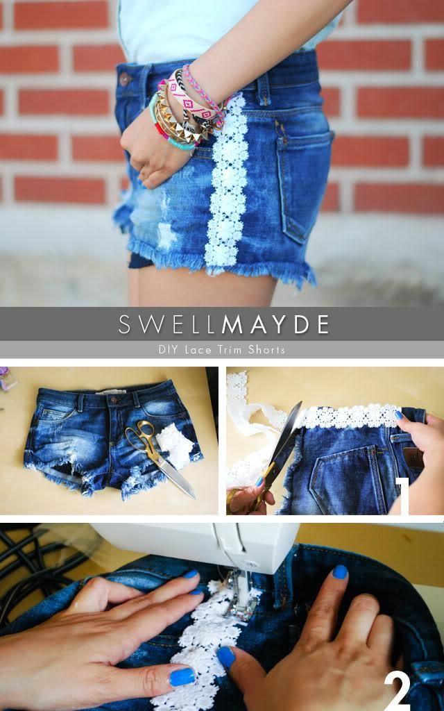 15 Brilliant DIY Ideas to Revamp Your Old Shorts